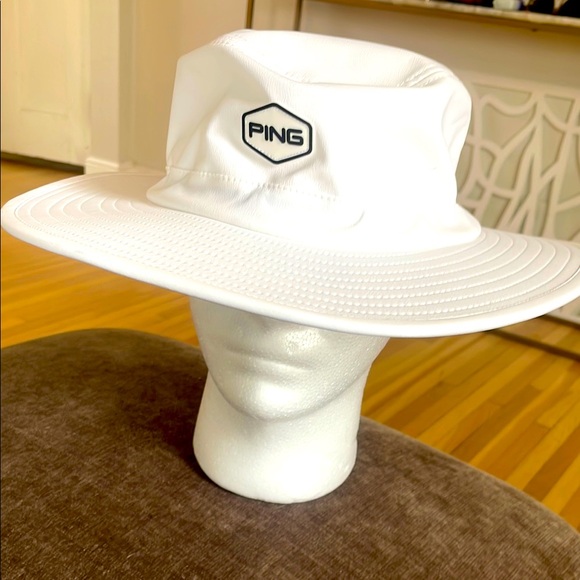 Ping | Accessories | Ping White Wide Brim Hat Boonie Hat | Poshmark